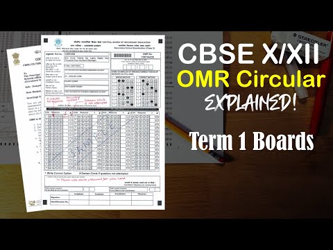 CBSE X/XII OMR Demystified Circular EXPLAINED! | Term 1 Board Exam | How to Use OMR Sheets?