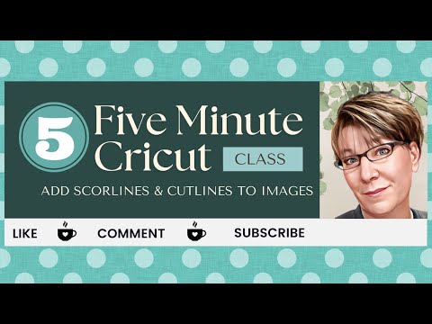 How to Add Cricut Score Lines & Cut Lines to Images | Design Space Tutorial