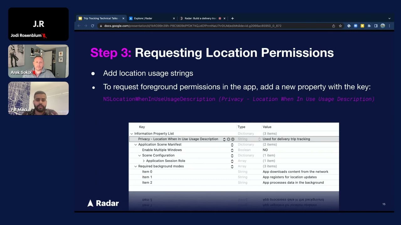 Radar Technical Talks: Build a Delivery Tracker with Live Location and ETAs