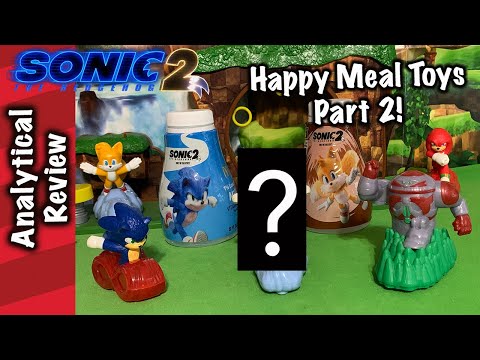 Sonic Movie 2 Happy Meal Toys Part 2!