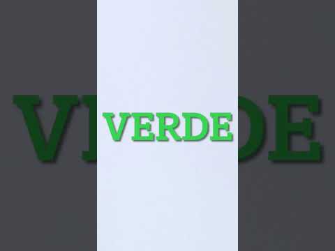 Translating 6 Colors In English To Spanish #shorts #translation #English #spanish #colors