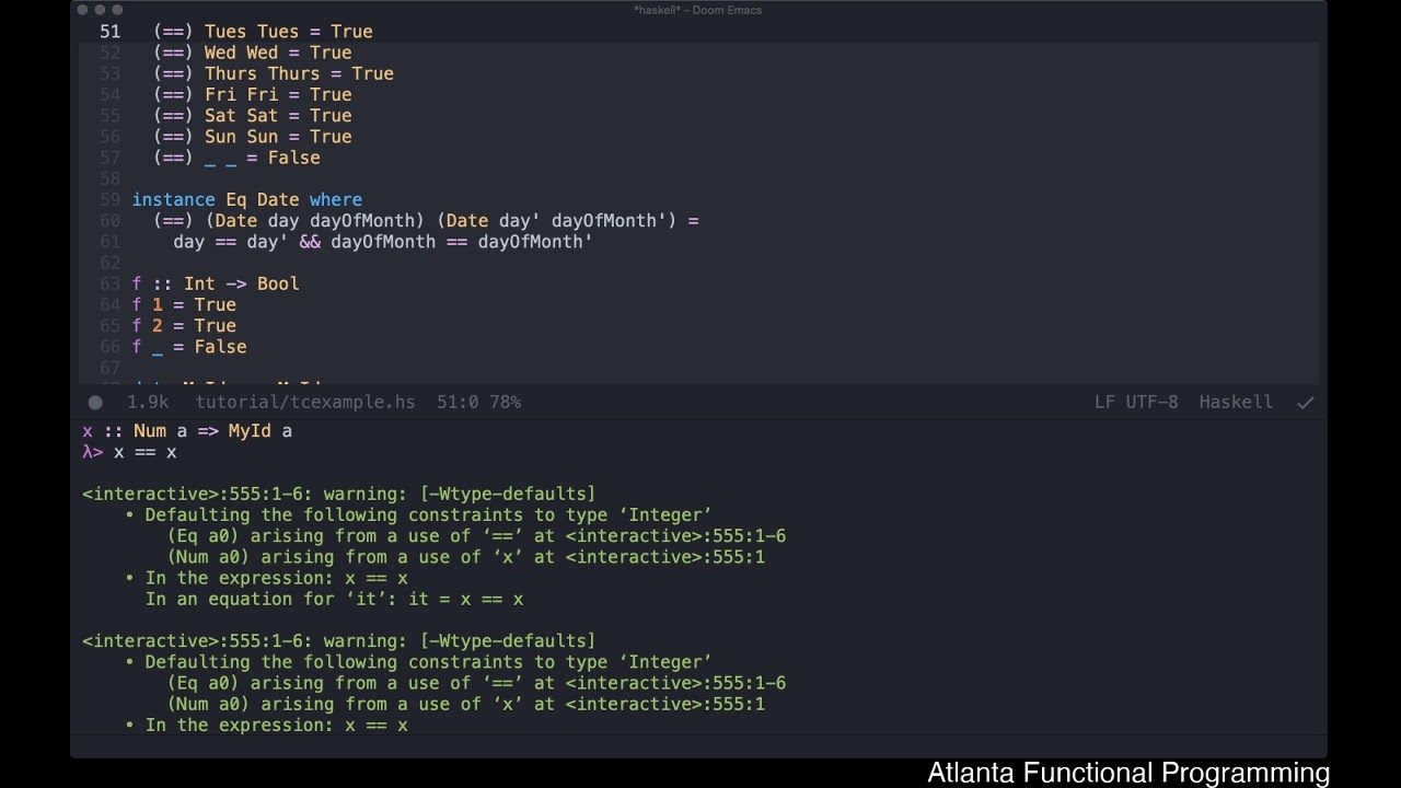 Haskell Study Group: Typeclasses (Part I)