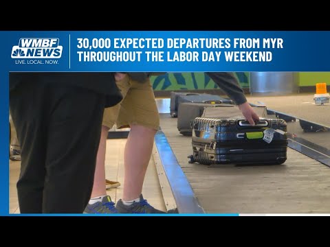 30,000 expected departures from Myrtle Beach International Airport through Labor Day weekend