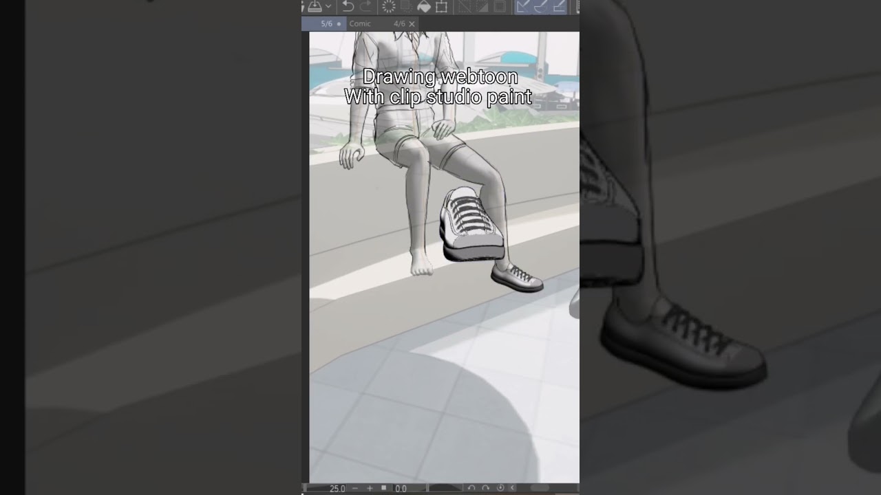 easy use 3D models for drawing webtoon #clipstudiopaint #tips #csp #webtoon #그림