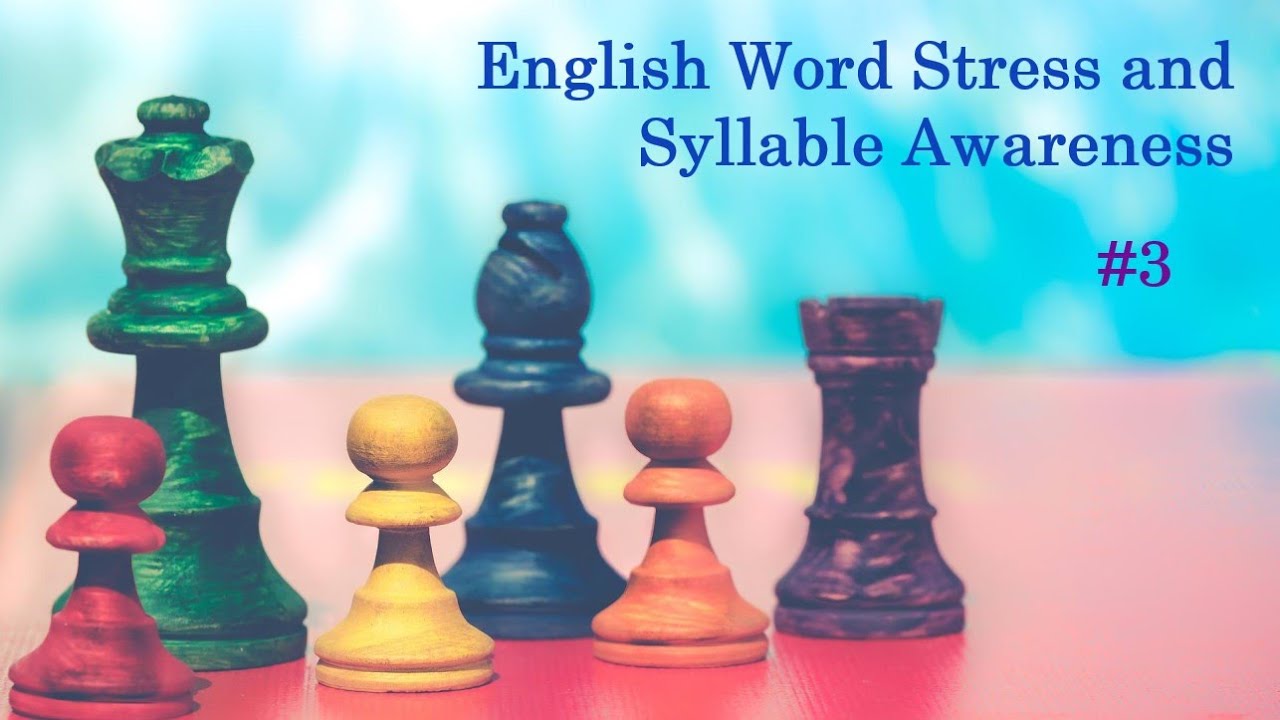 English word stress in 4-syllable words    #pronunciation #wordstress #syllables