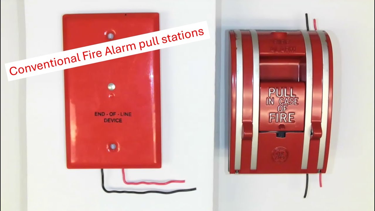 Fire Alarm Conventional Pull station & EOL (EQUIPMENT EXAMPLE)