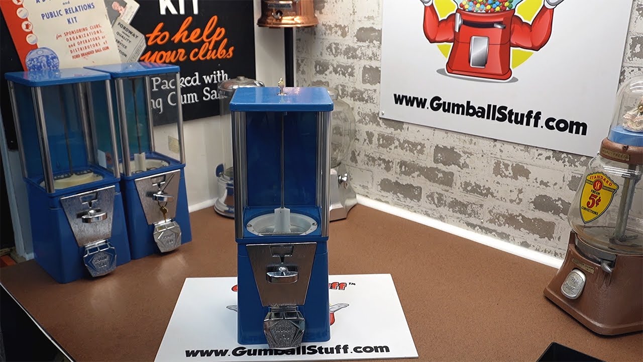 How To Setup And Use A Gumball or Candy Type Vending Machine Tutorial 101
