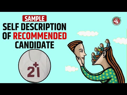 Sample Self Description of Recommended Candidate Video Lecture ...