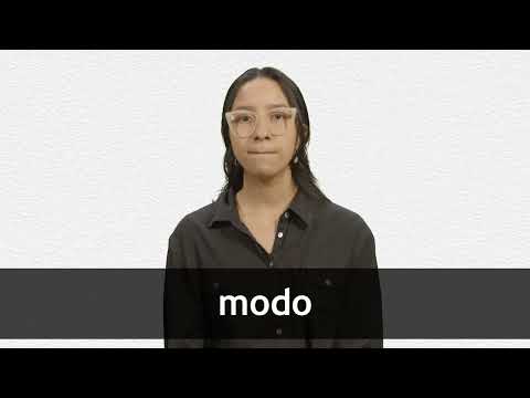 English Translation of “MODO” | Collins Spanish-English Dictionary
