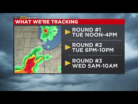 Chicago First Alert Weather: Tracking possible severe weather Tuesday