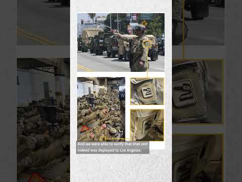 Fact checking photos of National Guard troops sleeping on floor of a Los Angeles federal building