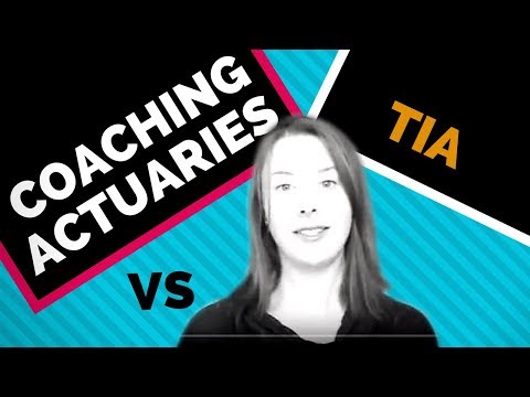 Coaching Actuaries vs TIA for Exam P (2018)