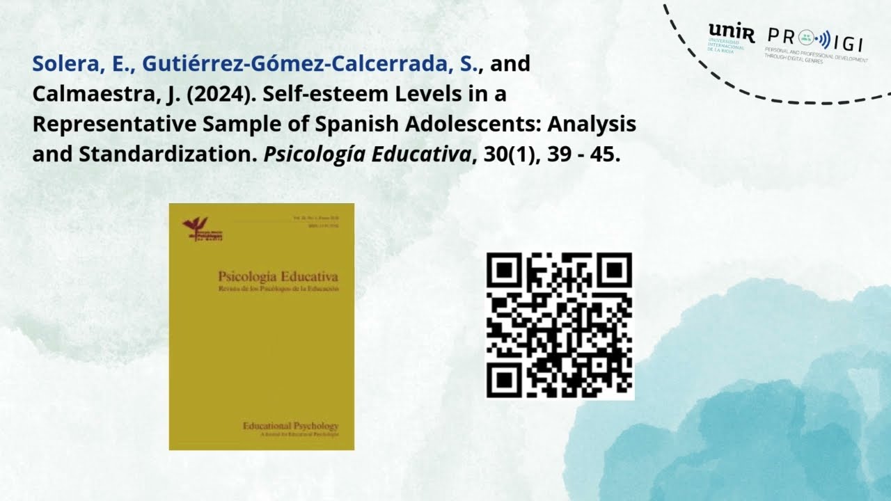 Self-esteem Levels in a Representative Sample of Spanish Adolescents: Analysis and Standardization