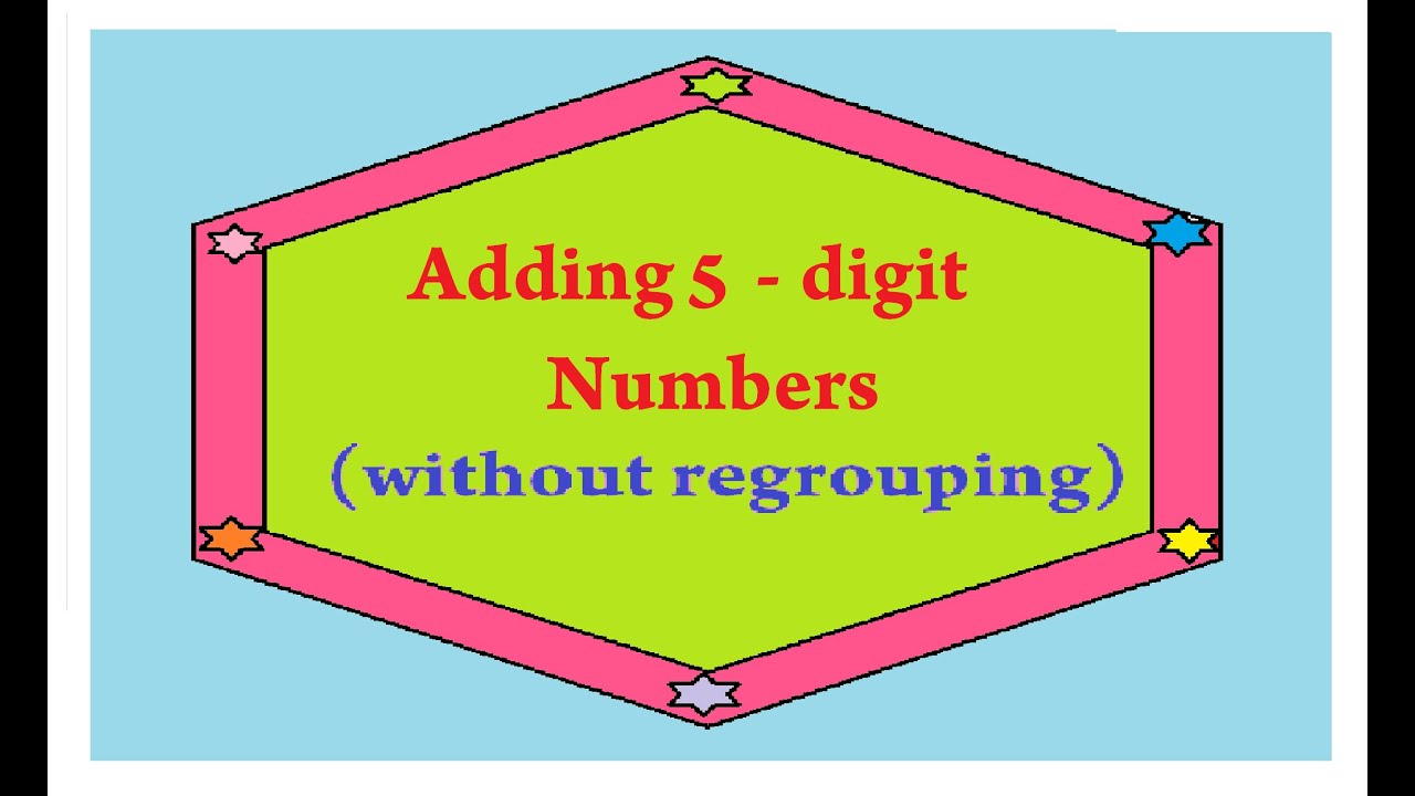 Adding 5 - digit numbers (Without Regrouping)