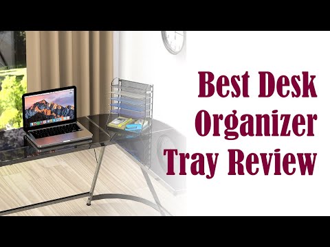 Best Desk Organizer Tray Review - Desktop Office File Caddy Table