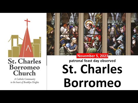 Community Mass – St. Charles Borromeo Patronal Feast Day Observed – St ...