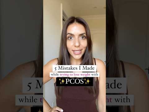 5 mistakes I made trying to lose weight with PCOS! #pcos