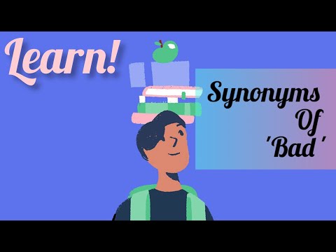 SYNONYMS OF ''BAD'' .# STORIES WITH POULAMI # new lesson 🙂