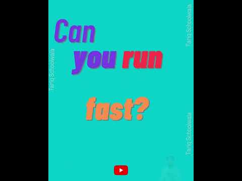 RUN verb words meaning sentence Urdu translation spoken English