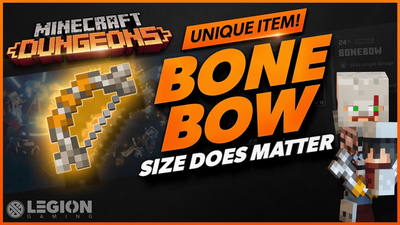 Minecraft Dungeons - Unique Item Guide | BONE BOW
