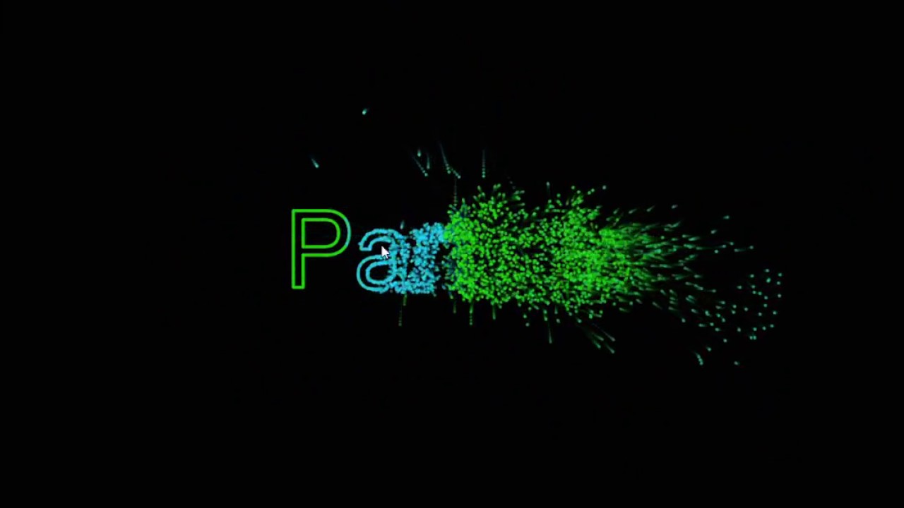 Typing with Particles: Processing