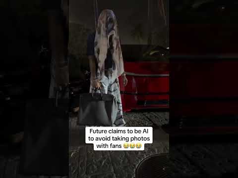 Future claims to be AI to avoid taking pictures with fans ðŸ˜ðŸ˜ #future #pluto #rap #undergroundrap