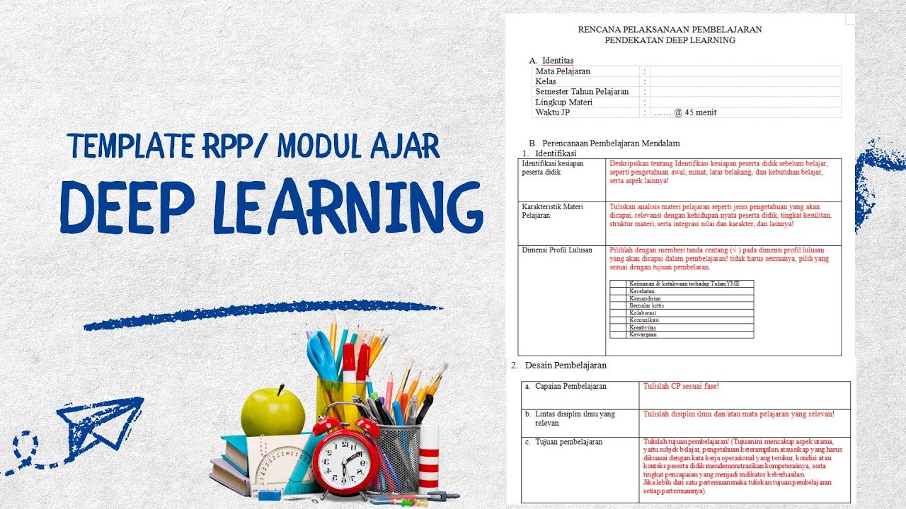 TEMPLATE RPP / DEEP LEARNING TEACHING MODULE