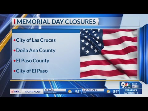 List of Borderland closures on Memorial Day