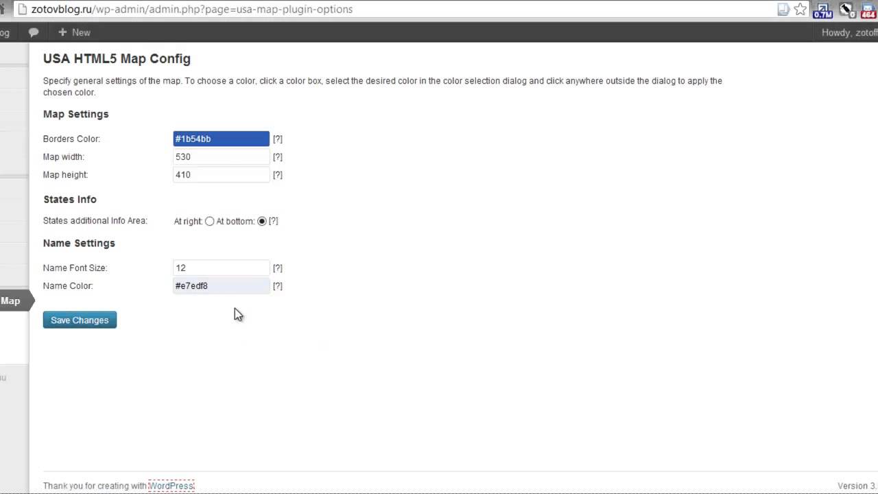 US Interactive HTML5 Map for WordPress