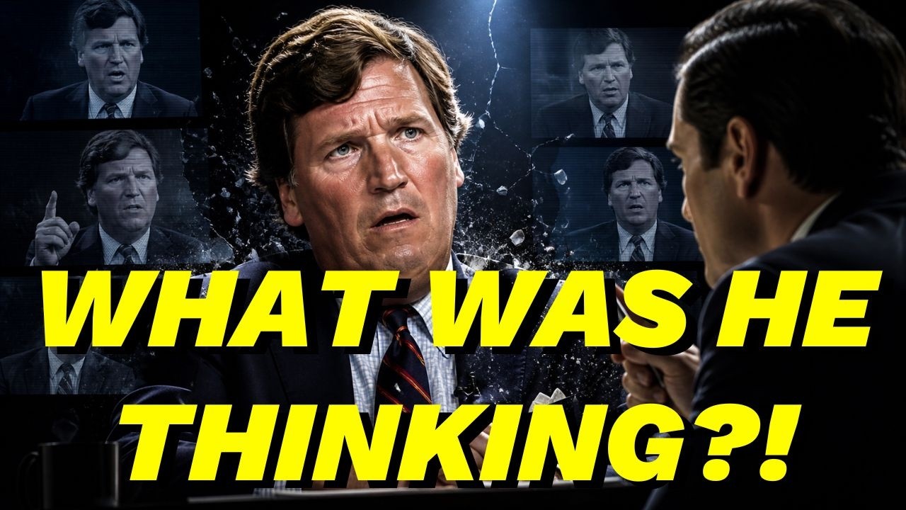 Tucker Carlson Caught LYING on Camera and DESTROYS Himself in Real Time