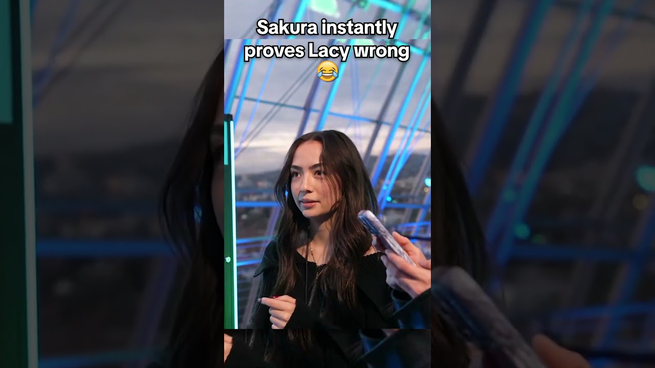 Sakura instantly proves Lacy wrong 😂#sakurashymko