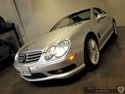 Silver 2003 Mercedes SL55 AMG for Sale