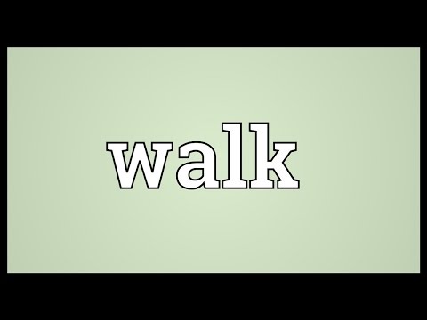 Walk Meaning