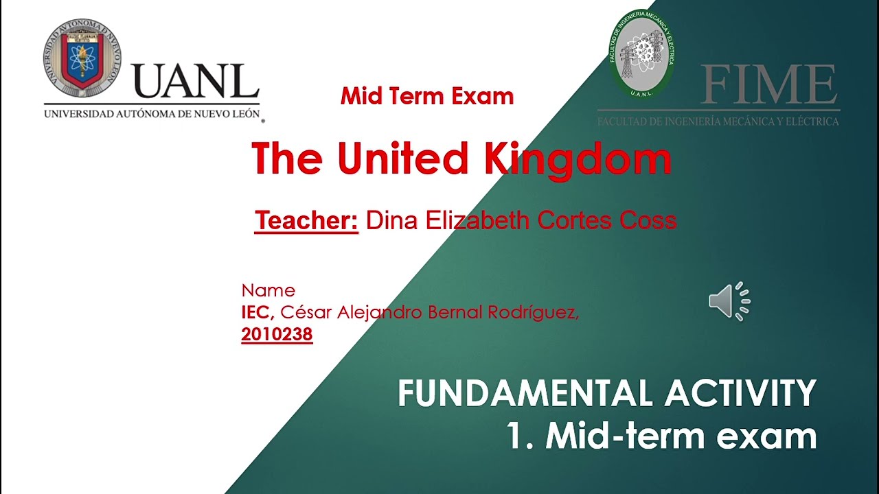 Presentación de PowerPoint   Mid term exam