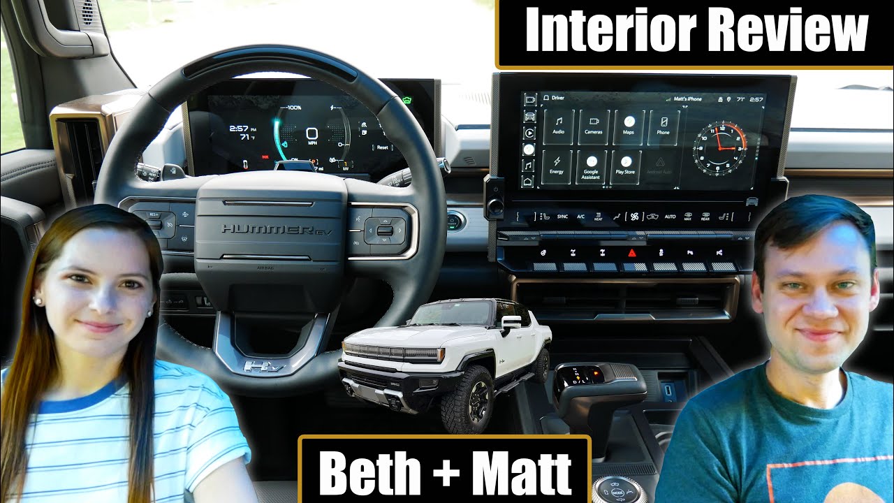 The Hummer EV Interior is Very Cool BUT Adjust Your Expectations...