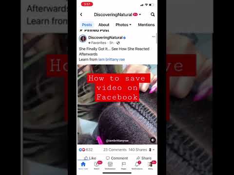 How to Save Video on Facebook