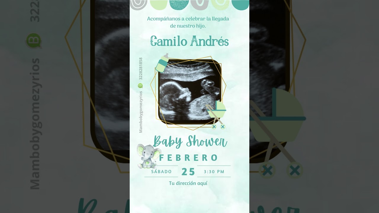 Baby shower VBSCF006