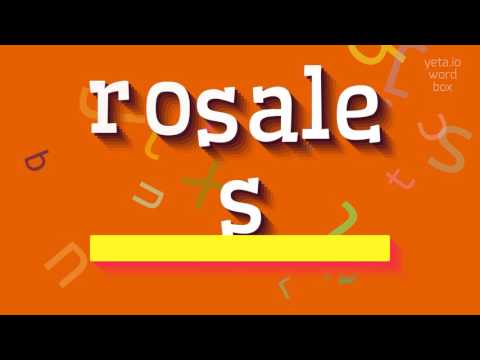 How to say "rosales"! (High Quality Voices)