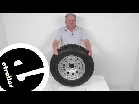 Let’s Check Out the Provider ST205/75R15 Radial Trailer Tire w/ 15" Vesper Silver Mod Wheel