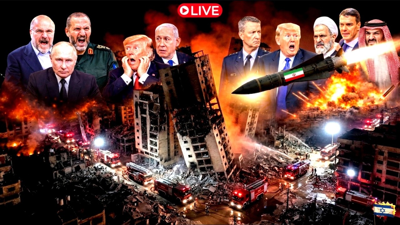 🔴Baru 9 menit lalu 900 Rudal Kheibar Shekan Iran LENYAPKAN kota Netanyahu,Misil Terbesar Pecah