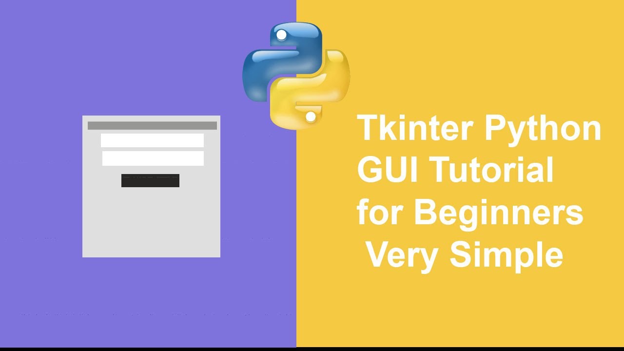 Tkinter Python GUI Tutorial for Beginners (develop basic application)