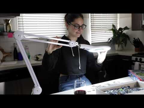 Brightech LightView PRO LED Magnifying Glass Desk Lamp for [A to Z}