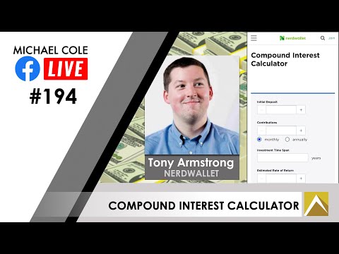 Facebook Live Ep 194: Compound Interest Calc