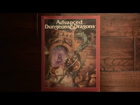 The ORIGINAL D&D Book of Lairs (1986) by TSR - Complete Review and Commentary