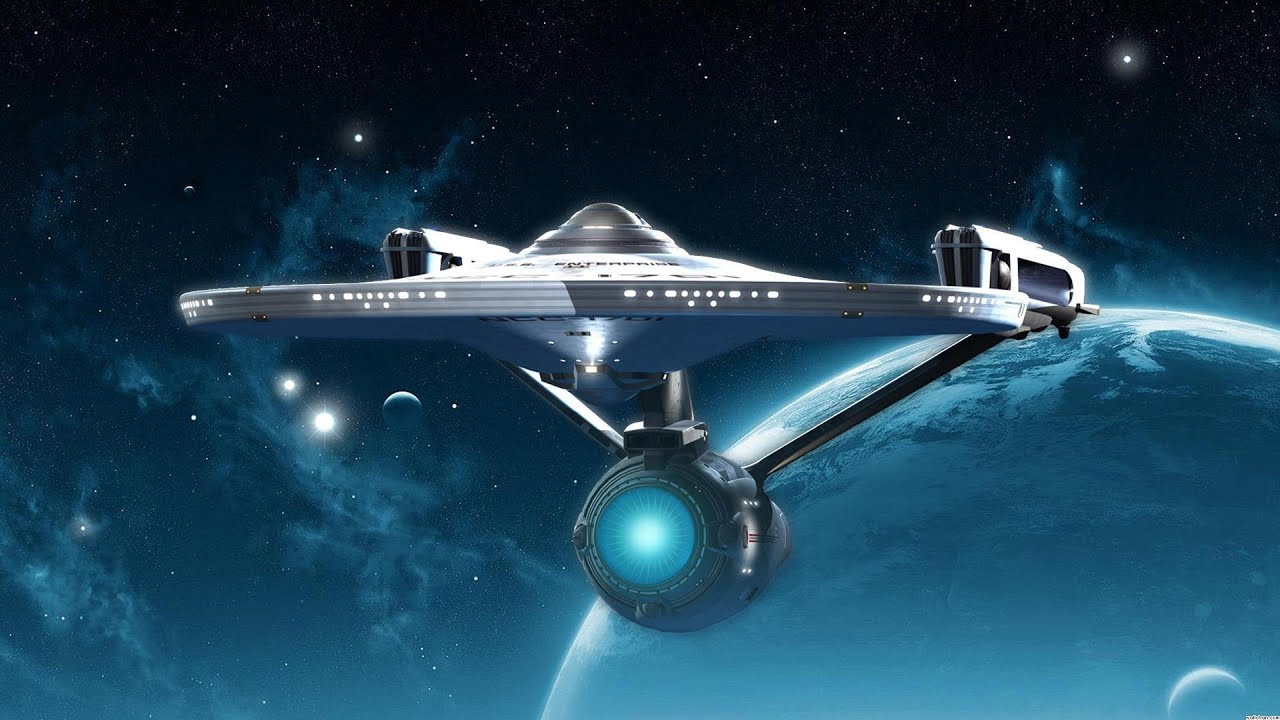 🎬 Star Trek Starship Enterprise Screensaver | Relaxing Sci-Fi Ambience (Short)