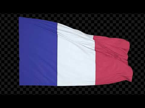 French flag PNG sequence package