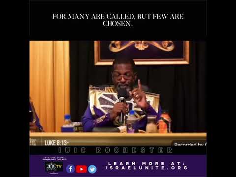 Many are called, few are chosen! #IUIC #IsraelUnitedInChrist #Nathanyel7