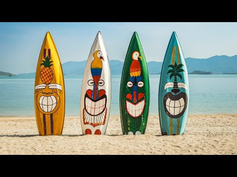 Hawaiian Music | Tropical Beach Music and Beautiful Hawaii Scenery | Hawaii Travel Video