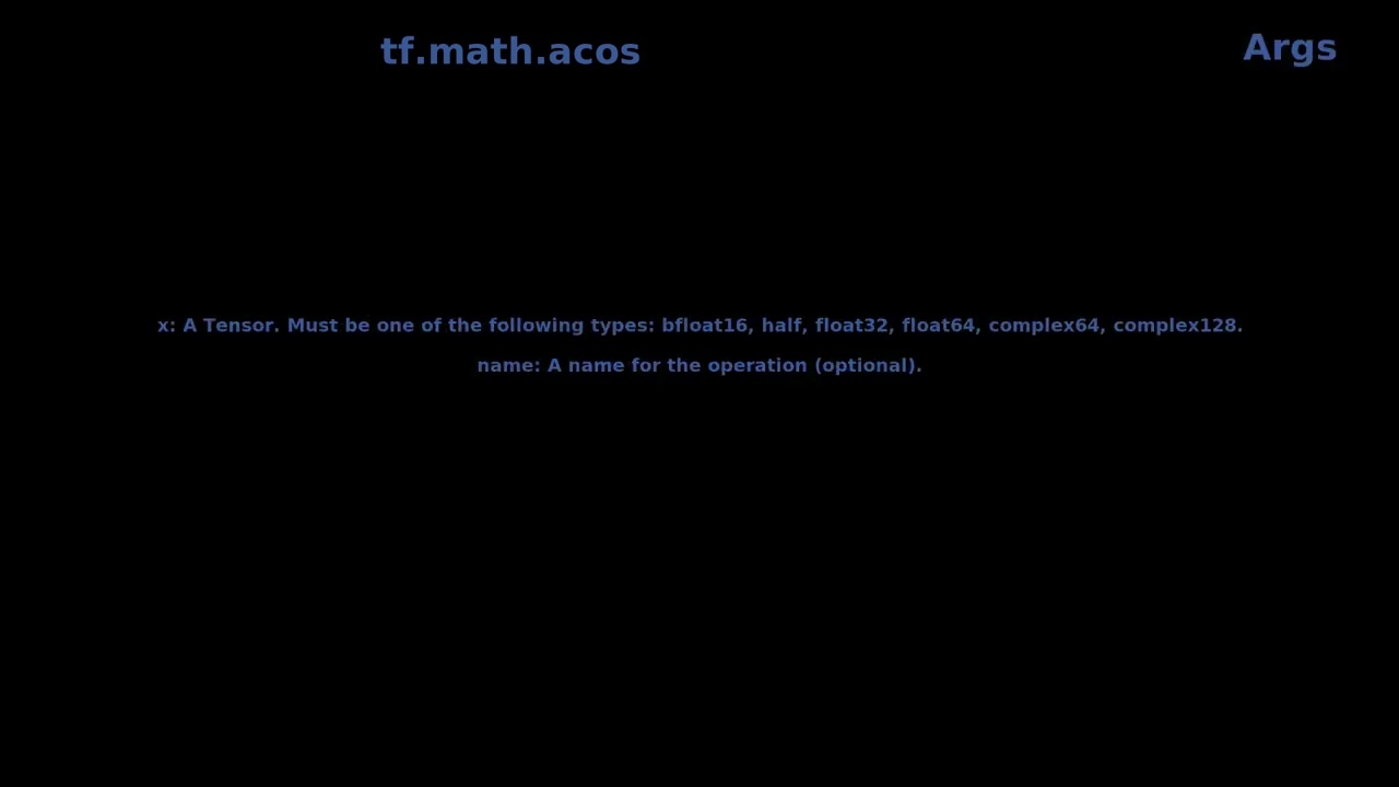 tf.math.acos
