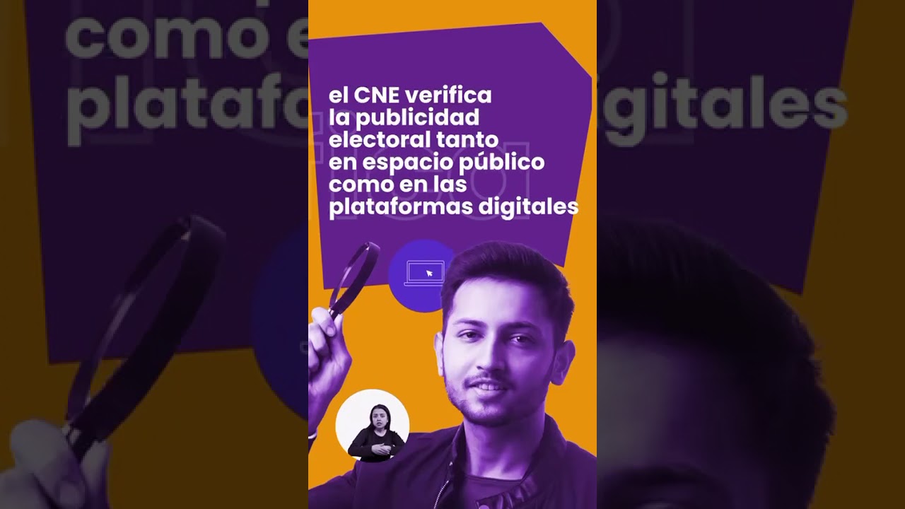✨📢 ¿Sabías que el CNE para las elecciones de los CMLJ del 2025 verifica la publicidad electoral?